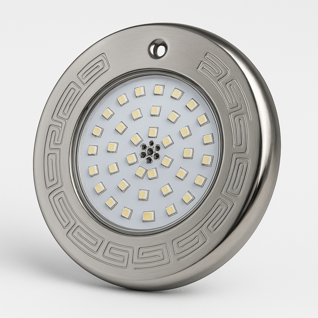 BSP LED RGB Pool Light – 150′ Cord, 40W, 12V – New Golden Pool